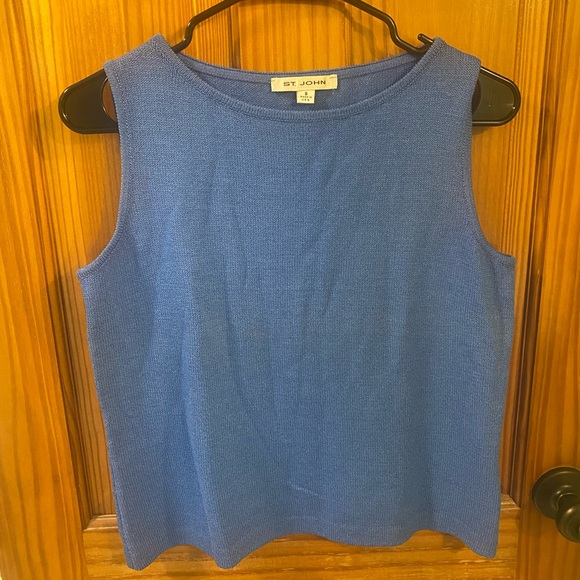 St. John | Tops | St John Santana Knit Tank Blouseshell | Poshmark